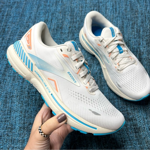 Brooks | Shoes | Brooks Adrenaline Gts 23 Running Shoes In Coconut ...